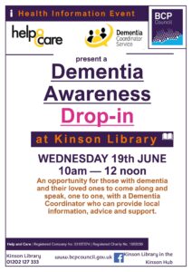 Dementia Awareness Drop-in – Kinson Library – North Bournemouth Primary ...